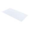 OPTIX 23.75 in. x 47.75 in. White Plastic Acrylic Cracked Ice Ceiling ...
