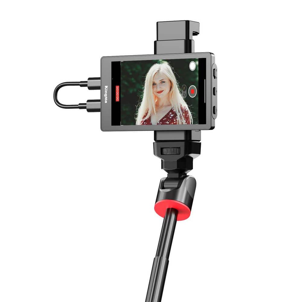 BIBIVIS 4K 30 FPS Phone Vlog Selfie Monitor Screen, Wired Mini Monitor ...