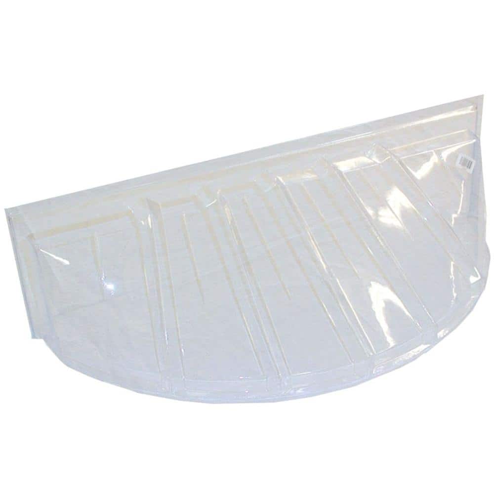 MacCourt 20 in. x 18-1/2 in. Polyethylene Reversible Heavy-Duty Window ...