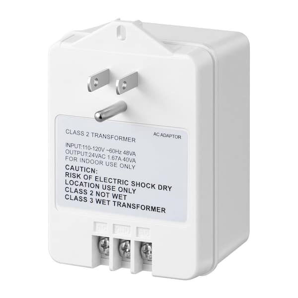 Yichuhaoxi 24VAC 40VA Transformer with PTC Fuse Compatible with Nest ...