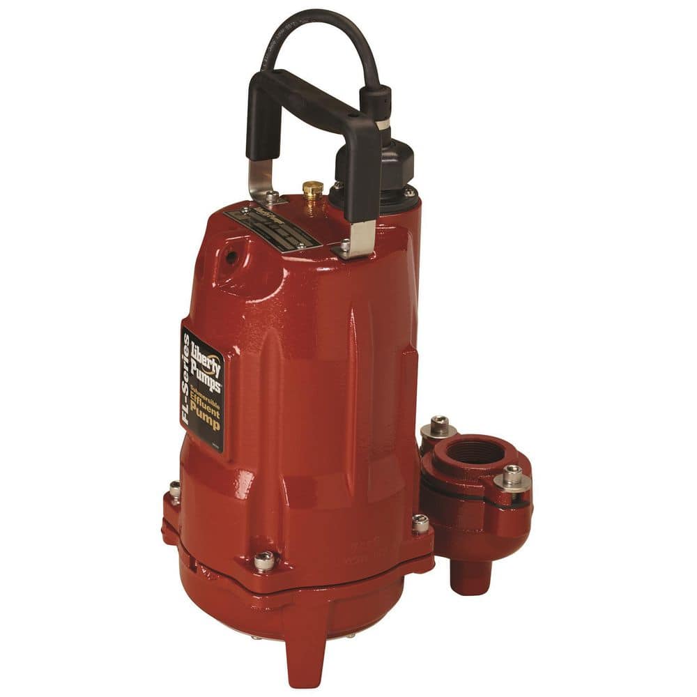 Liberty Pumps FL60-Series 3/5 HP Effluent Pump with 10 ft. Power Cord ...