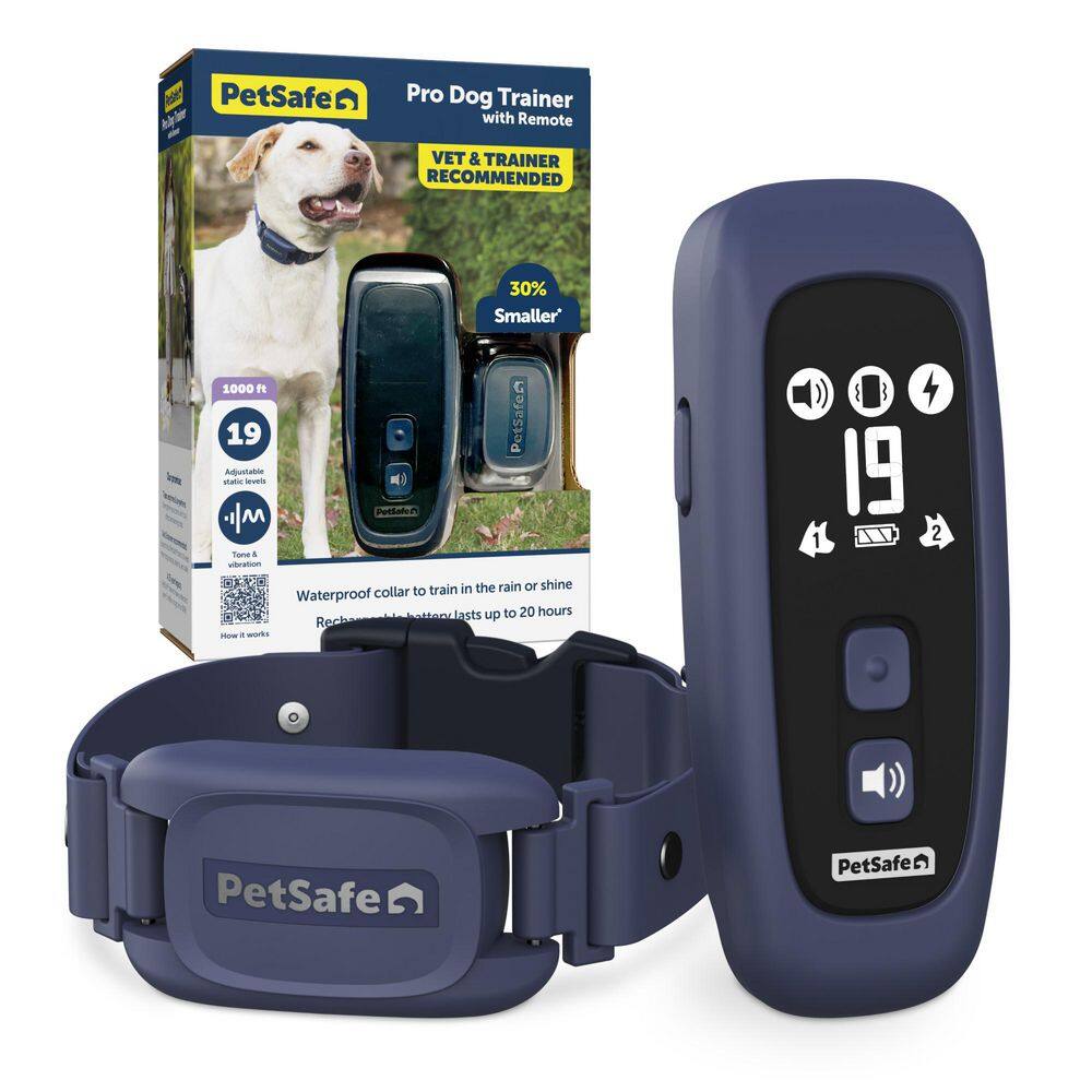PetSafe Pro Dog Trainer with Remote-Waterproof Training Collar-1000 ft ...