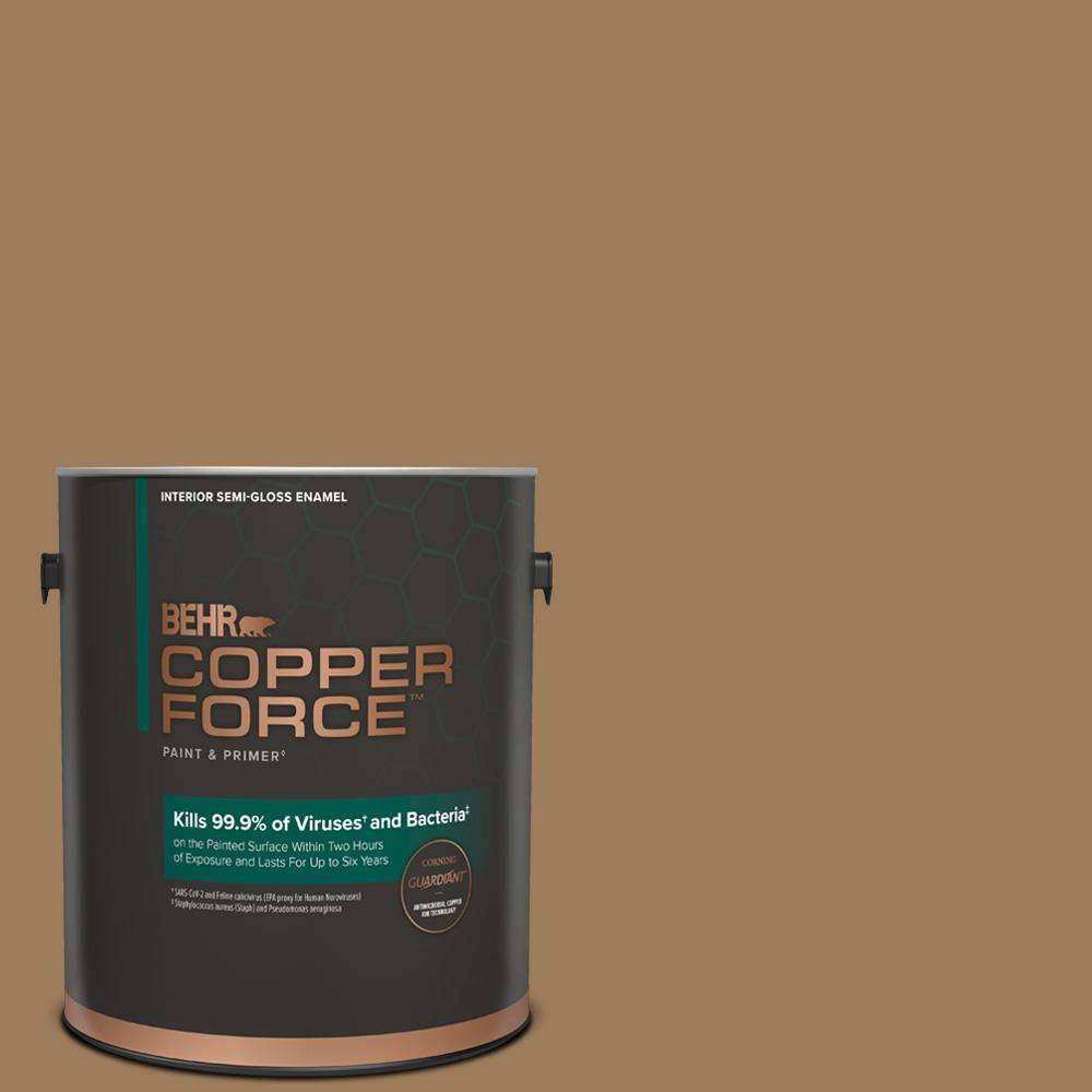 COPPER FORCE 1 gal. #N270-6 Westminster Semi-Gloss Enamel Virucidal and ...