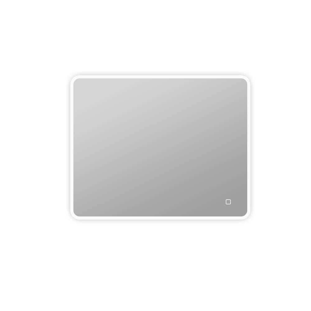 36 in. W x 28 in. H Rectangular Frameless LED Wall Bathroom Vanity ...