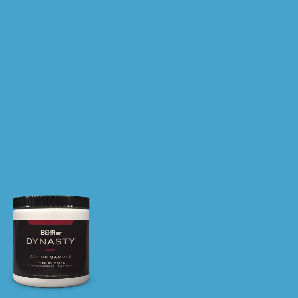 BEHR DYNASTY 8 oz. #540B-6 Sea Ridge Matte Stain-Blocking Interior ...
