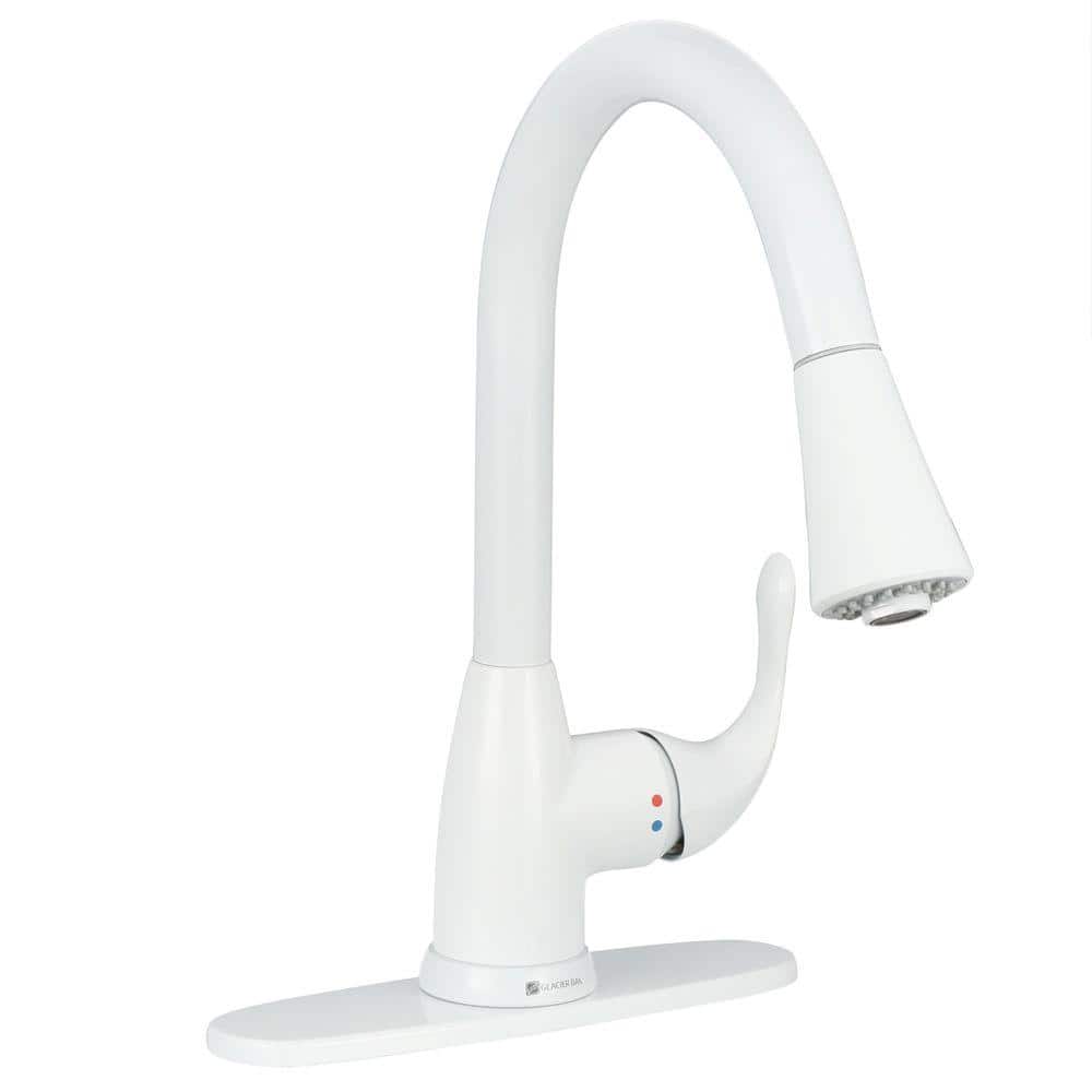 Glacier Bay Market Single-Handle Pull-Down Sprayer Kitchen Faucet in ...