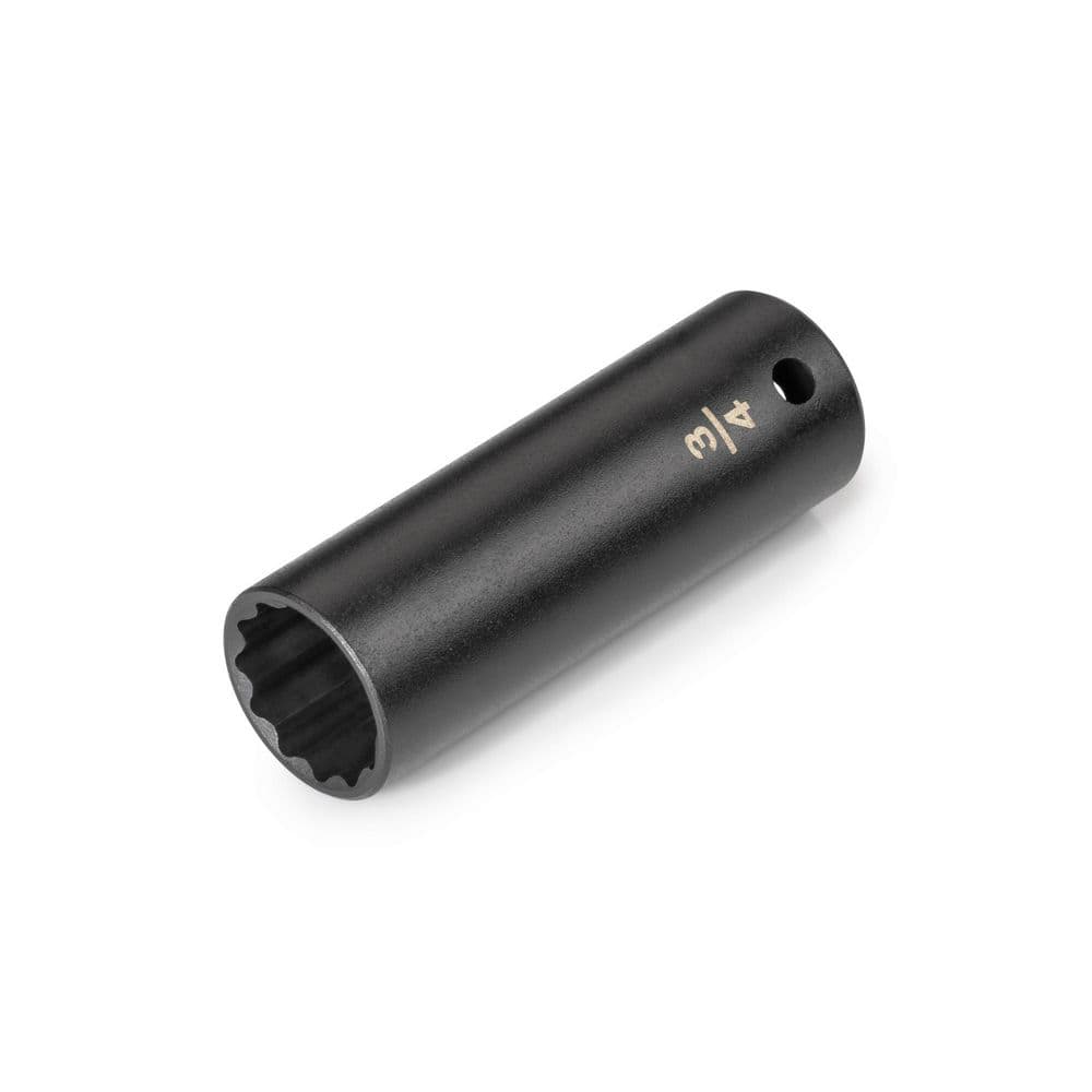 TEKTON 1/2 in. Drive x 3/4 in. Deep 12-Point Impact Socket SID23219 ...