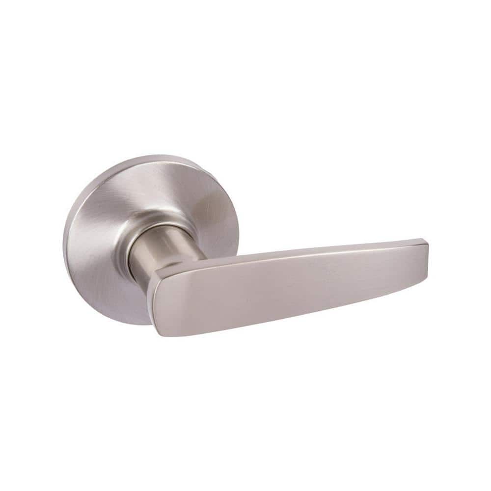 DELANEY HARDWARE Milton Dummy (Inactive) Door Lever in Satin Nickel ...