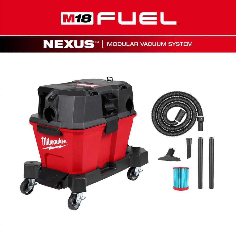 Milwaukee M18 FUEL 6 Gal. Cordless Wet/Dry Shop Vacuum with Filter ...