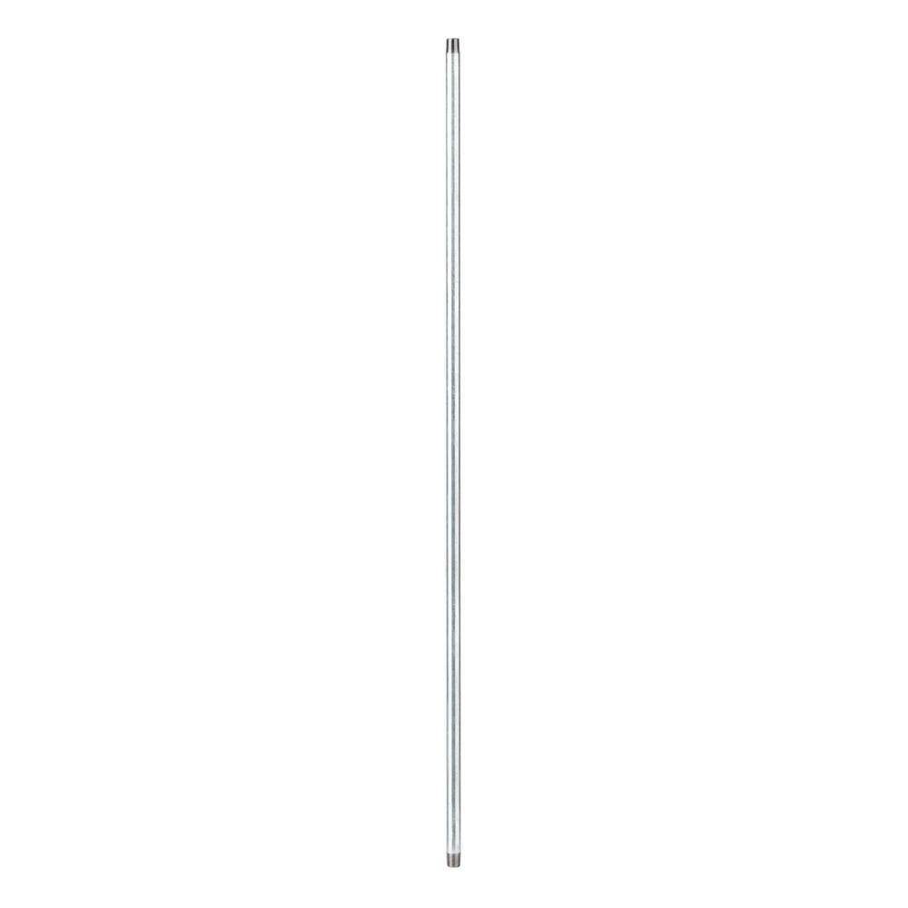 STZ 1/2 in. x 6 ft. Galvanized Steel Cut Pipe PDG P12X72 - The Home Depot