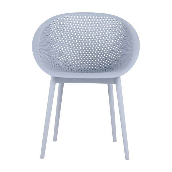 Light Baby Blue, Lightweight 2-Pack Modern Lounge Chairs for Indoor ...