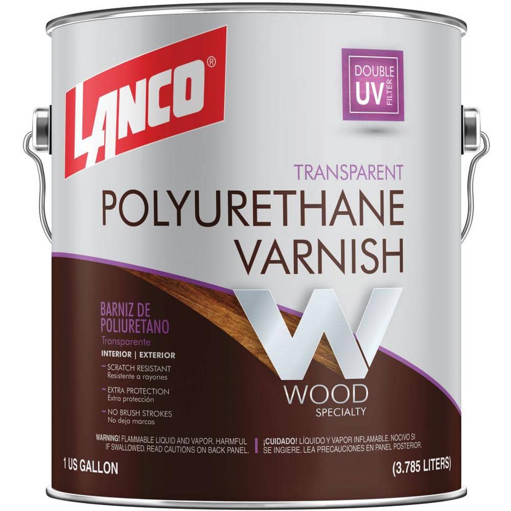 Lanco 1 Gal. Clear Gloss Polyurethane PV357-4 - The Home Depot
