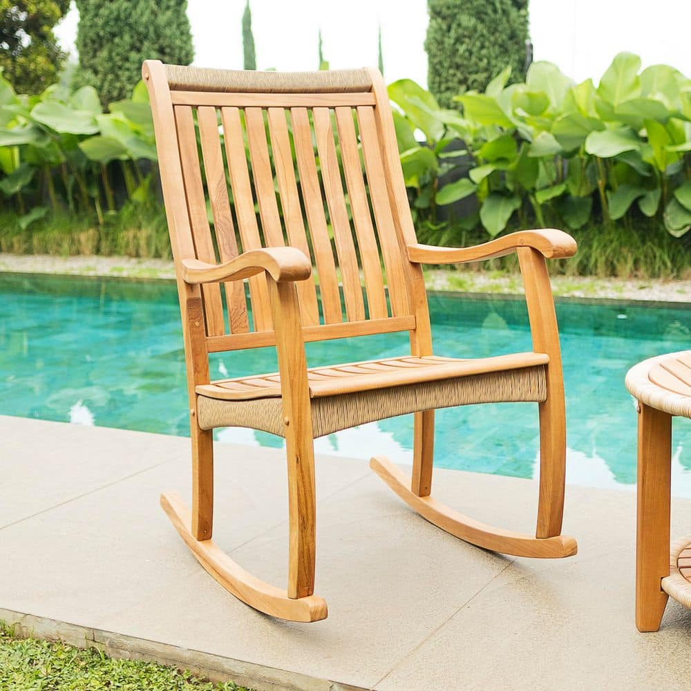 Cambridge Casual Cambridge Casual Marrakesh Teak Outdoor Rocking Chair ...