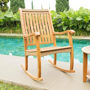 Cambridge Casual Cambridge Casual Mosko Teak Wood Outdoor Rocking Chair ...