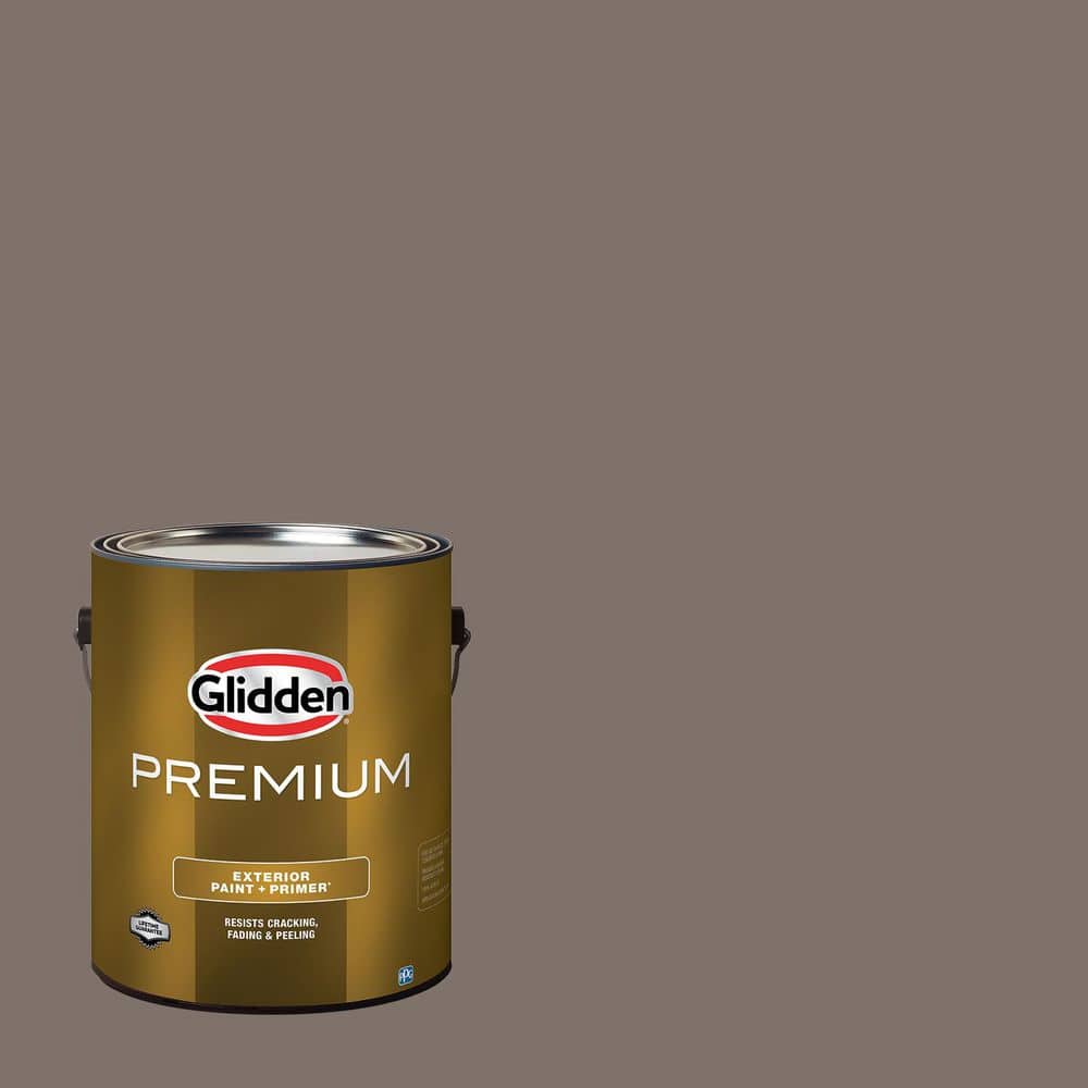 Glidden Premium 1-gal. PPG1018-6 Flipper Semi-Gloss Exterior Latex ...