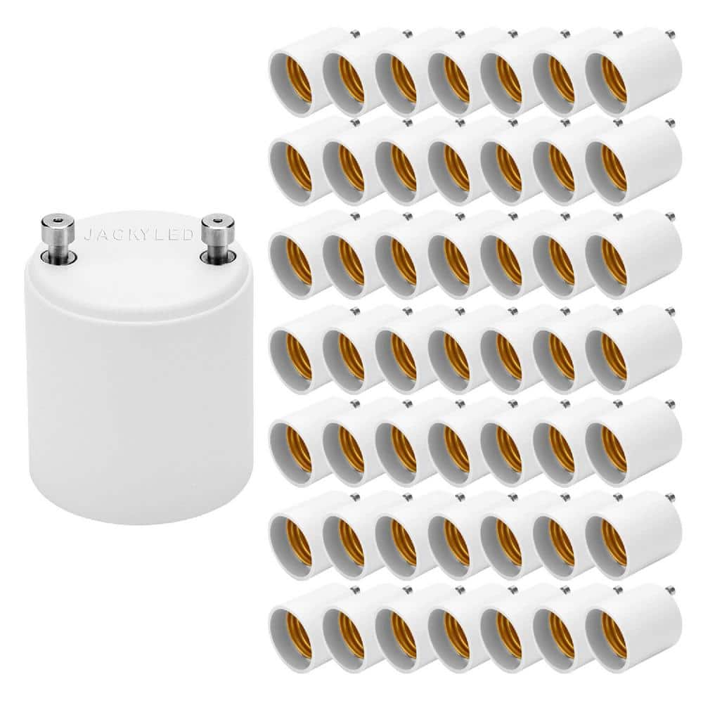 BIBIVIS GU24 to E26/E27 High Temperature Fireproof Lamp Holder Adapter ...