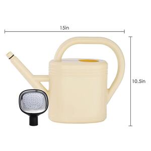 Esschert Design 1/2 Gal. Modern Style Stainless Steel Watering Can TG45 ...