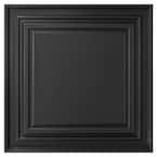 Art3dwallpanels Black 2 ft. x 2 ft. Decorative Glue up/Drop In Ceiling ...