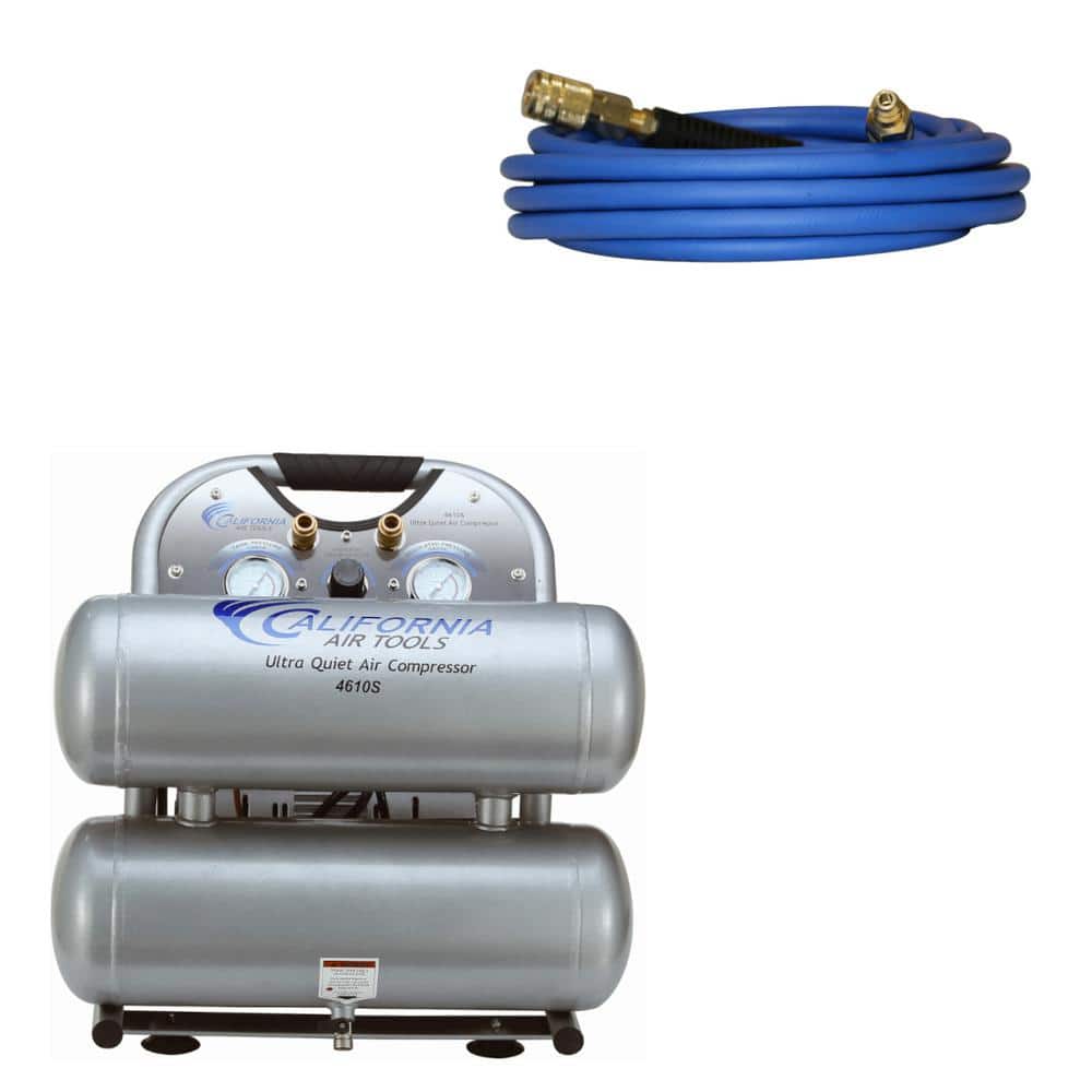 California Air Tools Ultra Quiet Oil-Free 4.6 Gal. 1 Hp 120 PSI ...