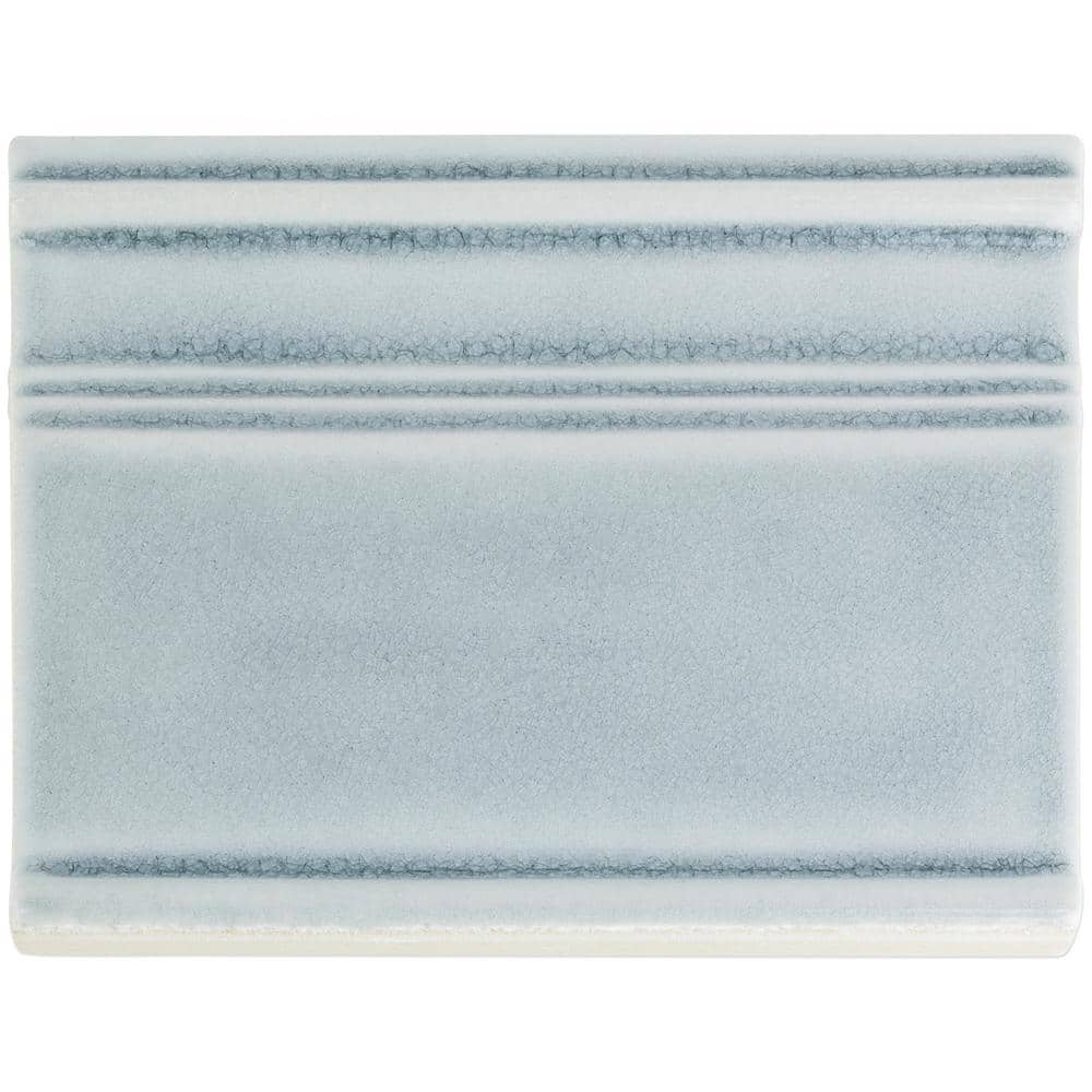 Ivy Hill Tile Delphi Arctic Blue 6 in. x 8 in. Polished Ceramic Base ...
