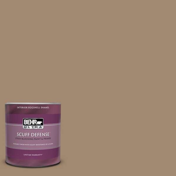 BEHR ULTRA 1 qt. #700D-5 Toffee Crunch Extra Durable Eggshell Enamel ...