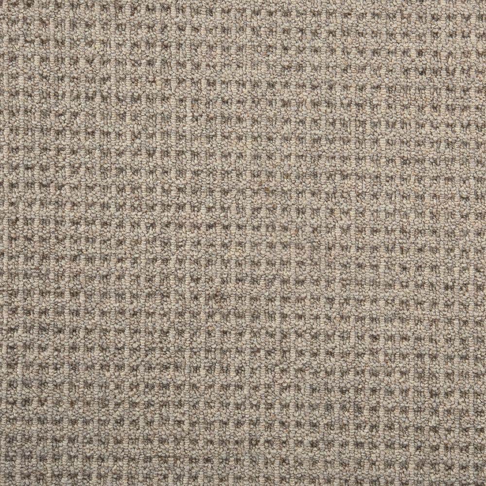 Natural Harmony 6 in. x 6 in. Multi-Level Loop Carpet Sample ...