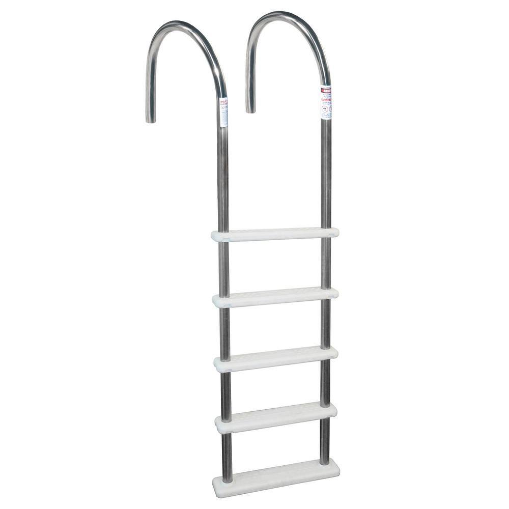 Blue Wave Stainless Steel In-Pool Ladder for Above Ground Pools NE122SS ...