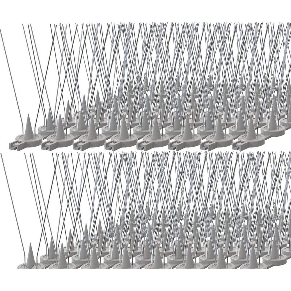 Phewnyzo 16 ft. x 5 in. Durable Stainless Steel Bird Spikes Deterrent ...