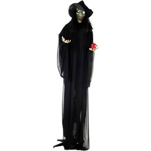 Haunted Hill Farm Oversized 6 ft. Touch-Activated Animatronic Mounted ...