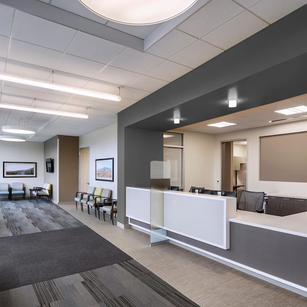 BEHR PRO 5 gal. Black Flat Waterborne Acrylic Dryfall Interior Paint ...