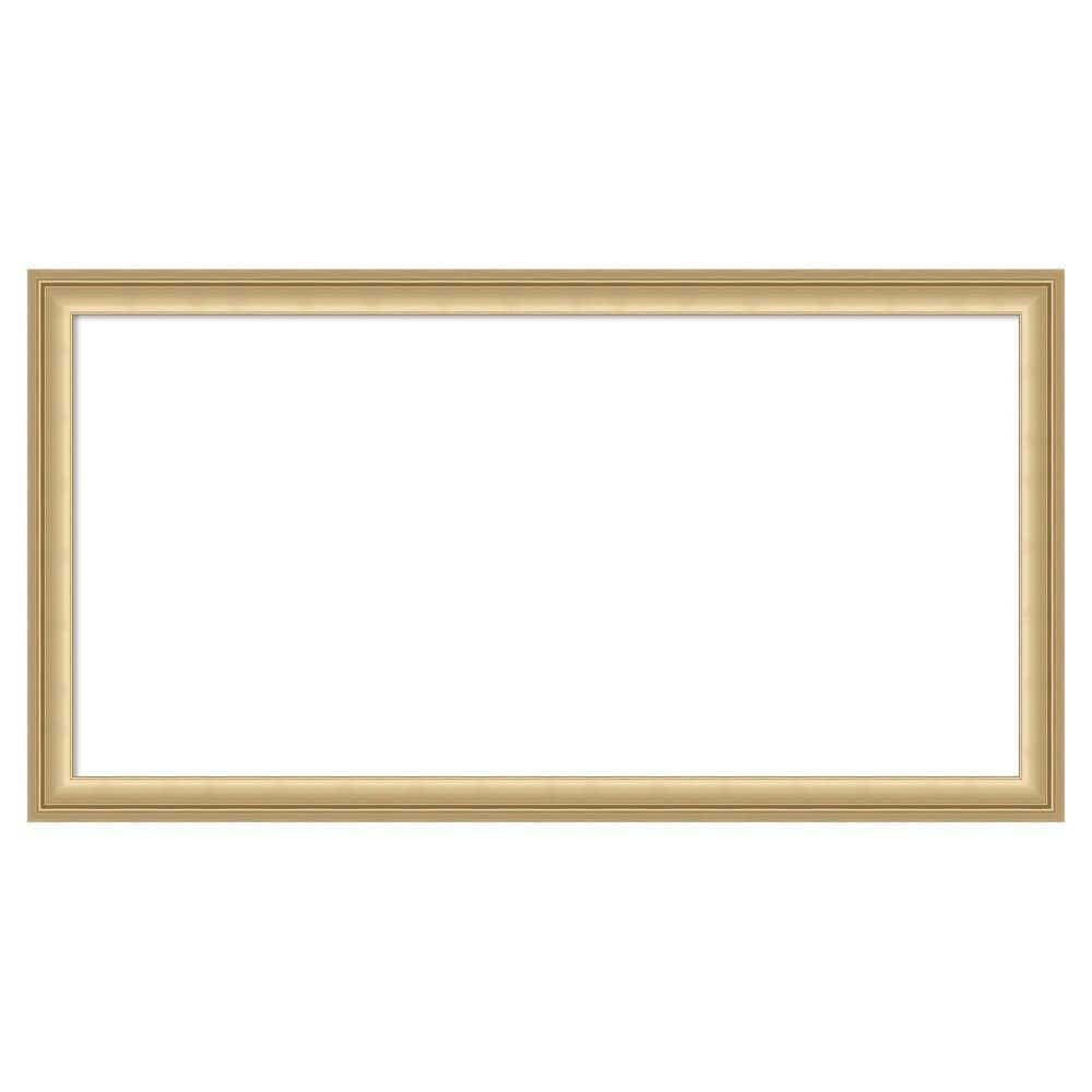 Amanti Art Florence Gold 26 in. x 14 in. Polystyrene Framed Dry Erase ...