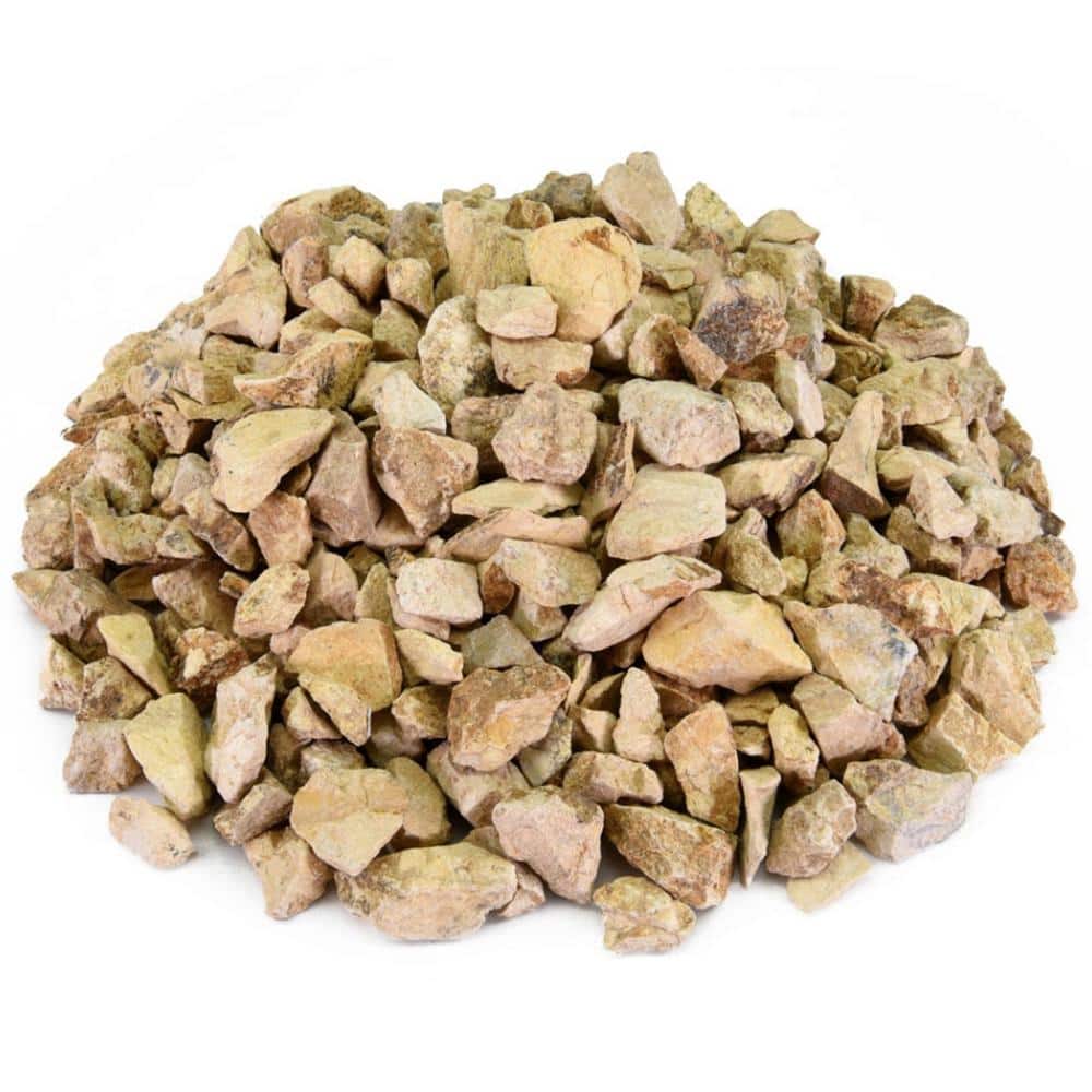 Yard Elements 0.25 cu. ft. 3/4 in. California Gold Crushed Landscape ...