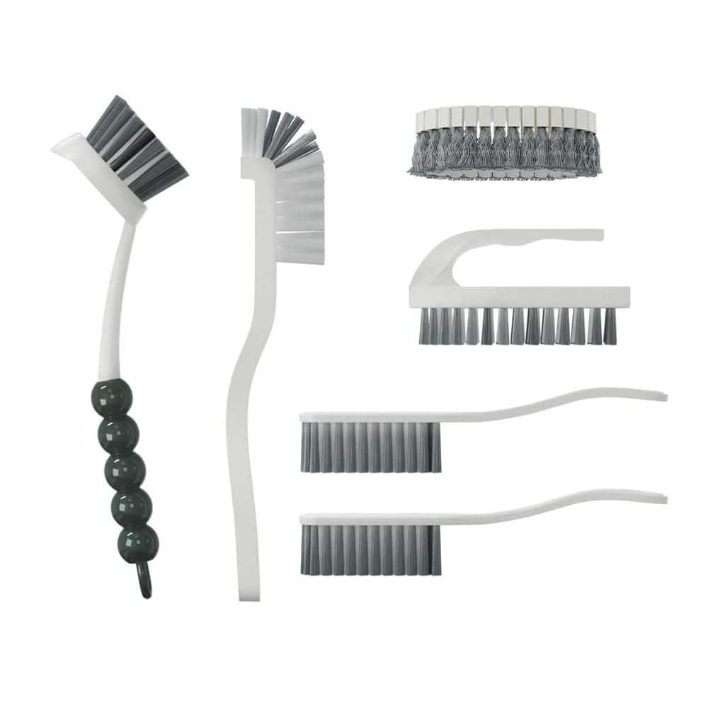 KIWDZFU Cleaning Brush Set for Kitchen and Bathroom Household Use with ...
