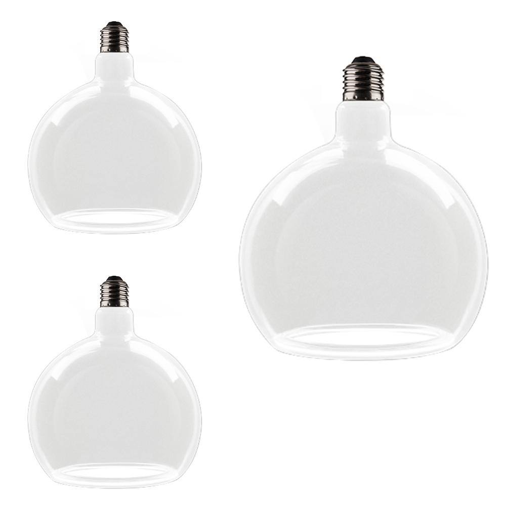 Feit Electric 60-Watt Equivalent Round Dimmable Oversized Clear Glass ...