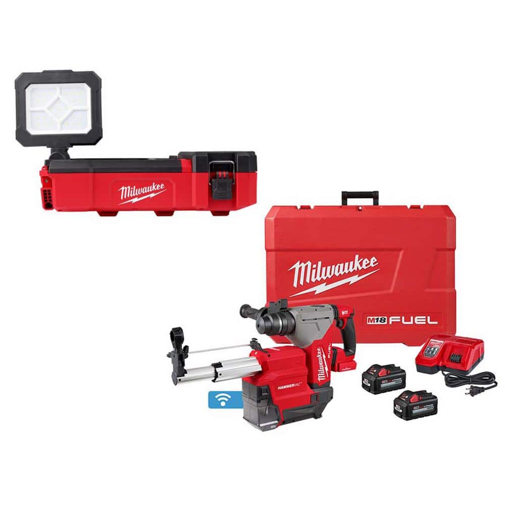 Milwaukee M12 12V Lithium-Ion Cordless PACKOUT Flood Light W/USB and ...