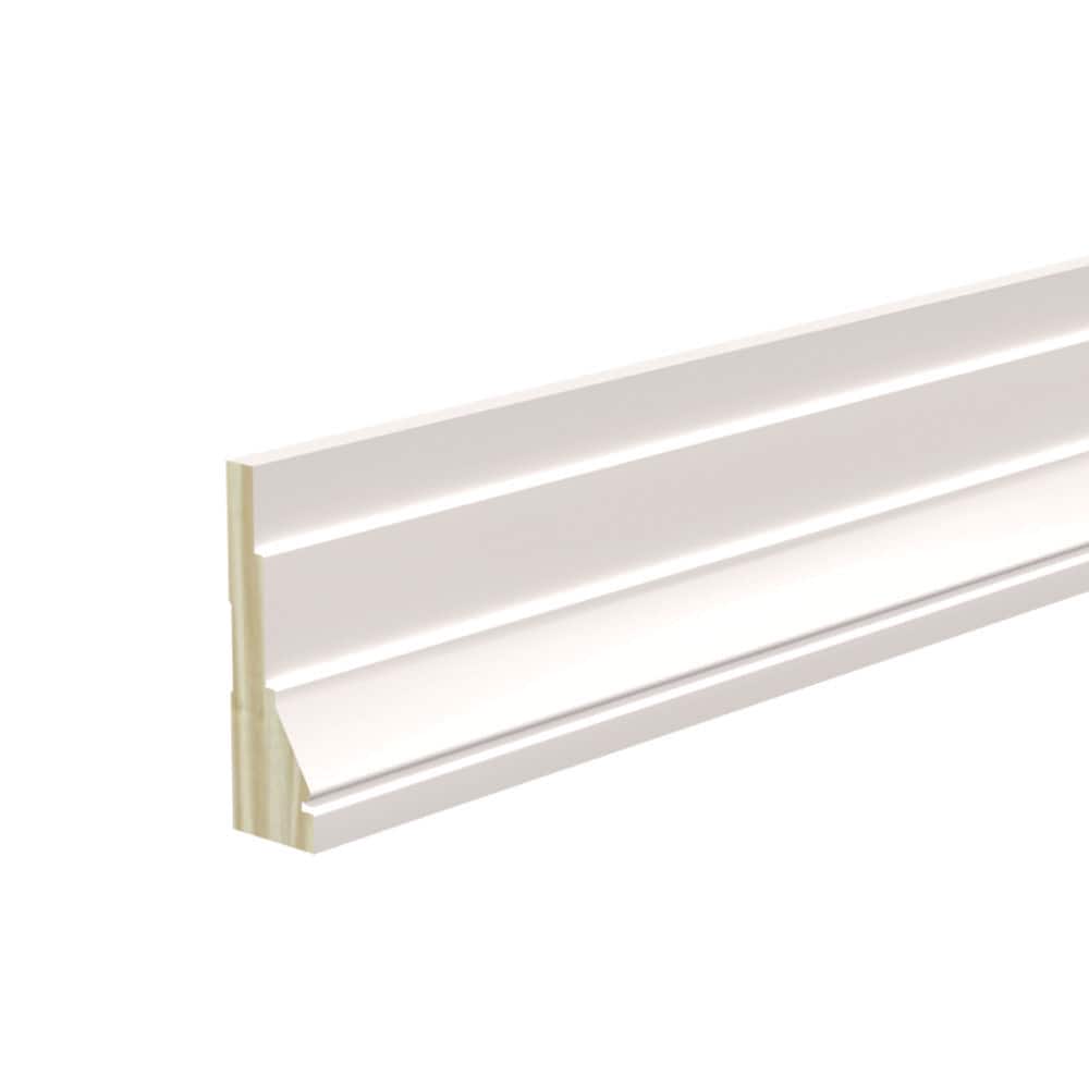 HOUSE OF FARA 1/2 in. D x 1-1/2 in. W x 96 in. L Primed White Pine Wood ...
