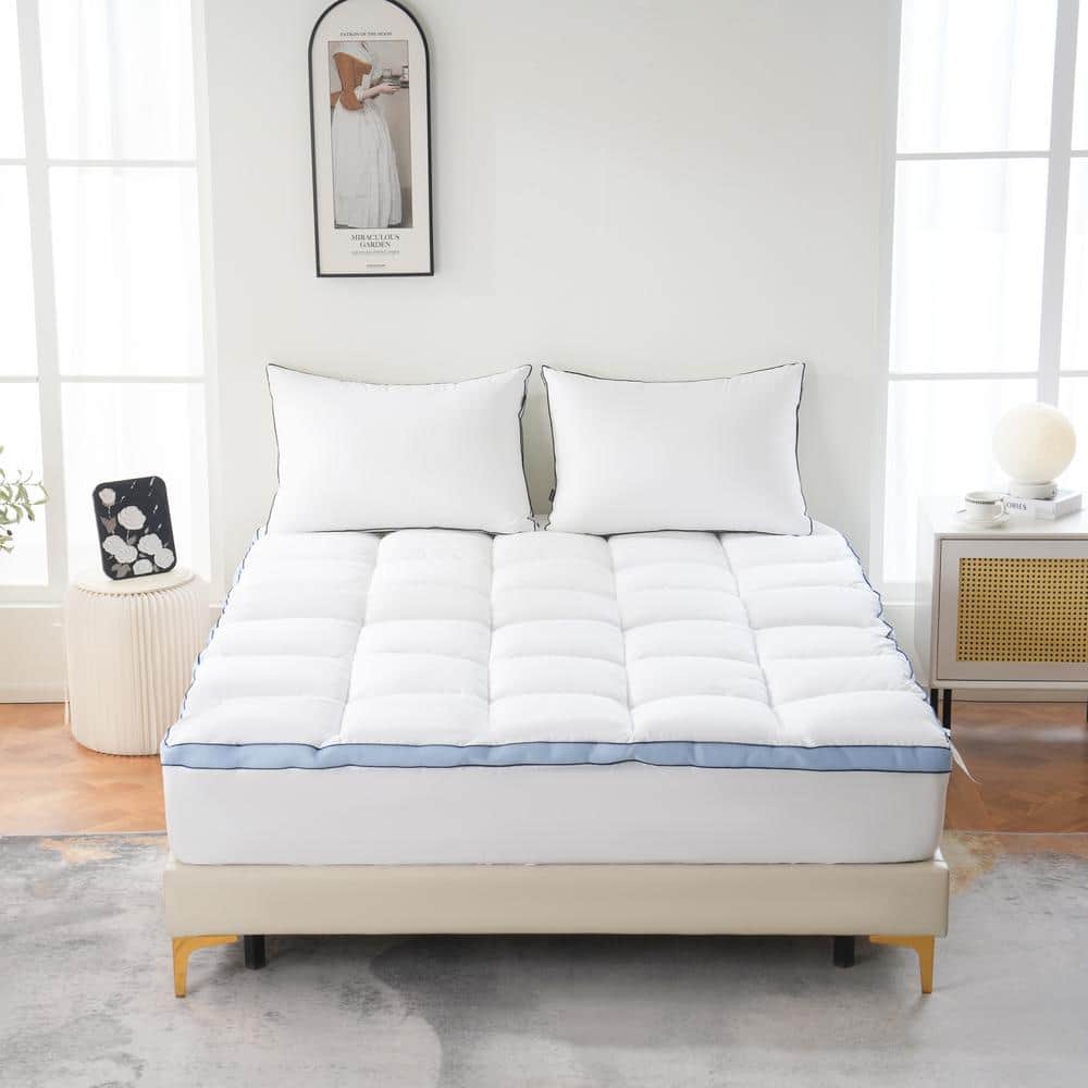 Bafode 2 in. Twin Size Down Alternative Skin Friendly Luxury Hotel ...
