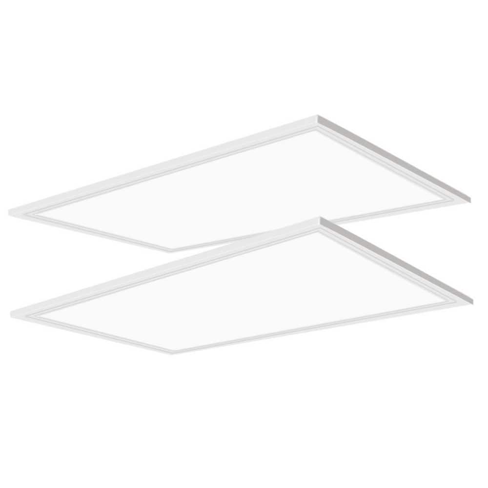 KOAOEIRS 2 ft. x 4 ft. 7800-Lumens Integrated LED Panel Light, 5000K ...