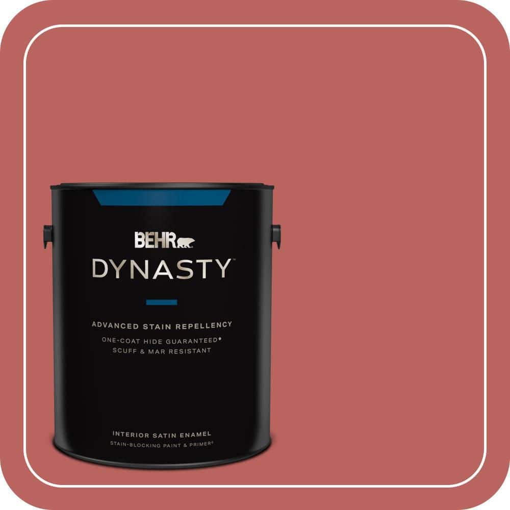 BEHR DYNASTY 1 gal. #170D-6 Rose Wine Satin Enamel Interior Stain ...