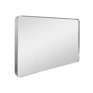 40 in. W x 30 in. H Large Rectangular Aluminium Framed Beveled Wall ...