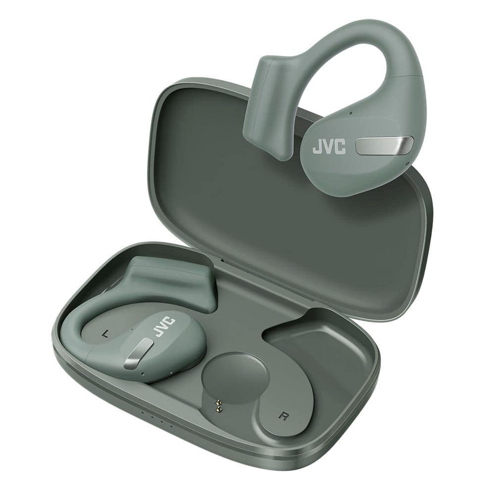 JVC Nearphones Sage Green True Wireless Bluetooth Noise Cancelling Over ...