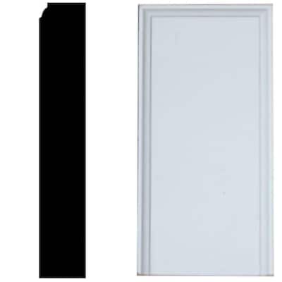 HOUSE OF FARA 1 in. x 5-1/2 in. x 9-3/8 in. MDF Victorian Plinth Block ...