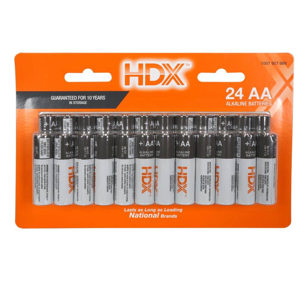 HDX HDX AA 24-Pack PDQ Ultra Digital 7151-24PDQ - The Home Depot