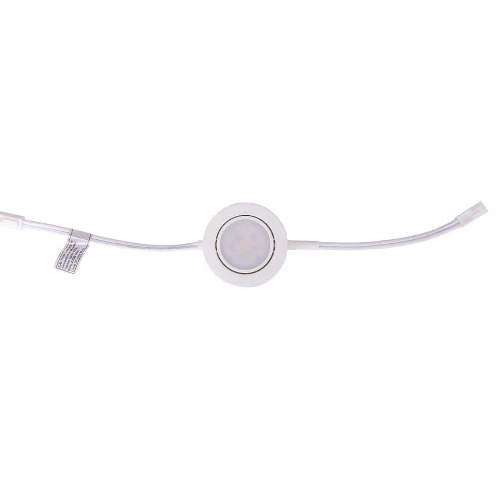 CRAFTMADE Hardwired 1 Light Dimmable Integrated LED Under Cabinet Puck ...