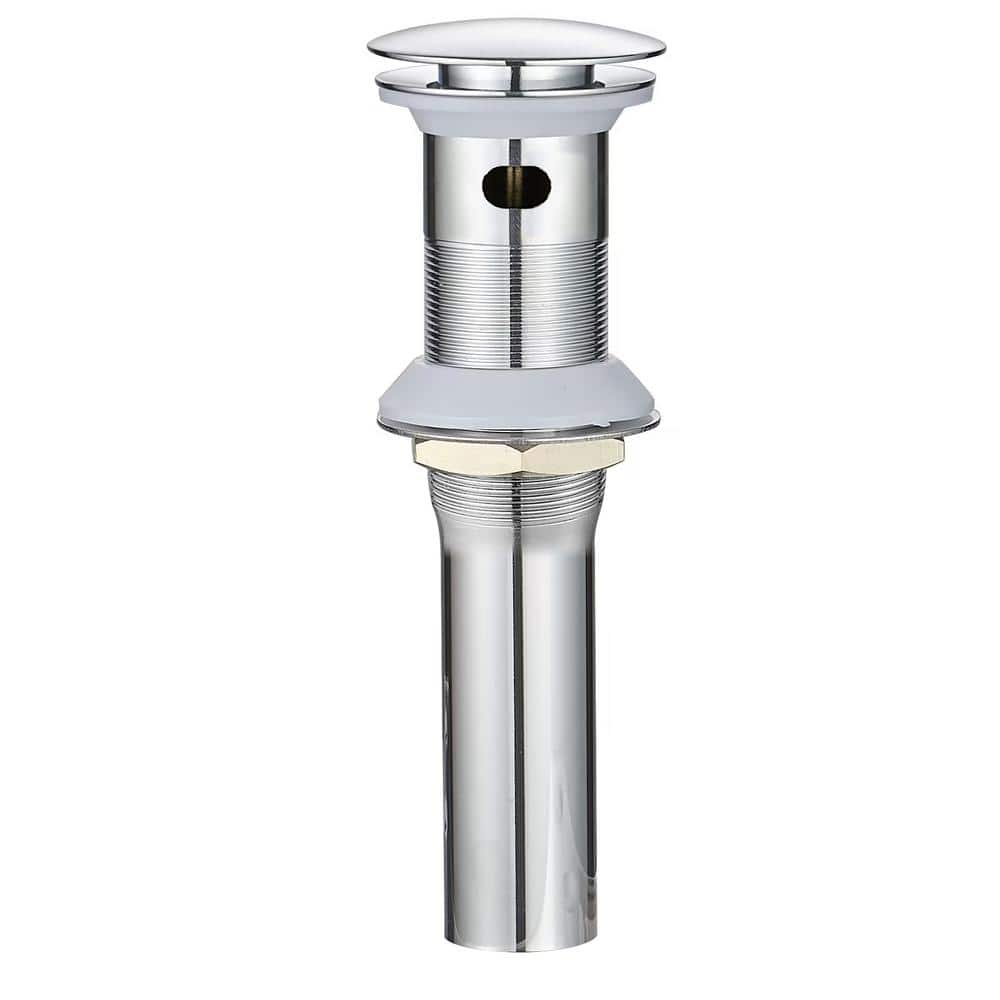BWE Bathroom Sink Pop-Up Drain with Overflow in Polished Chrome B-9P-07 ...
