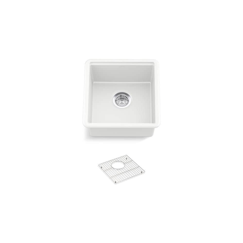 KOHLER Billings 18 in. Undermount Bar Sink 33711-CM6 - The Home Depot