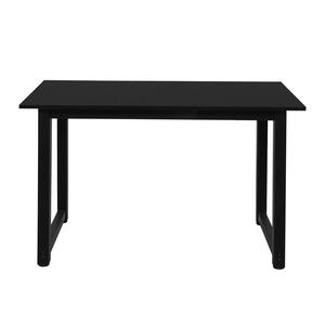 Outopee 43 in. W Retangular Brown Wooden Computer Desk 931123567852 ...