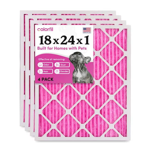 COLORFIL 18 in. x 24 in. x 1 in. Odor Removal and Color Changing ...