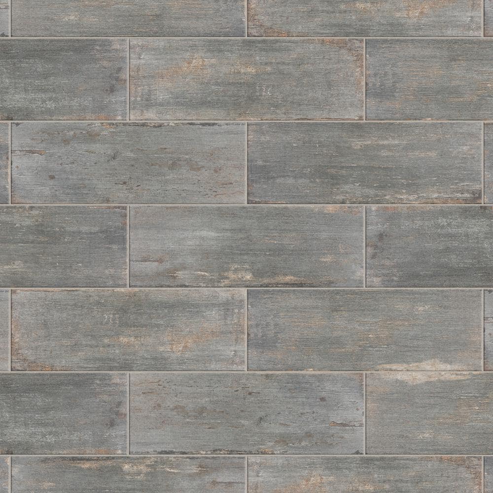 Merola Tile Retro Cendra 8-1/4 in. x 12 in. Porcelain Floor and Wall ...