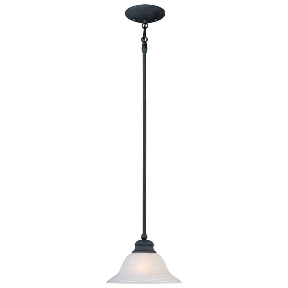 Thomas Lighting 1-Light Painted Bronze Hanging Pendant SL829663 - The ...